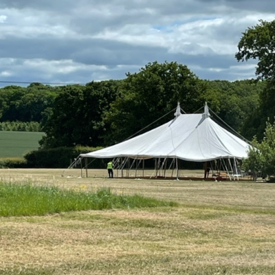 Traditional Wedding Marquee Case Study - Burgoynes Marquees