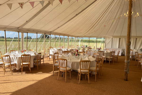Traditional Wedding Marquee Case Study - Burgoynes Marquees